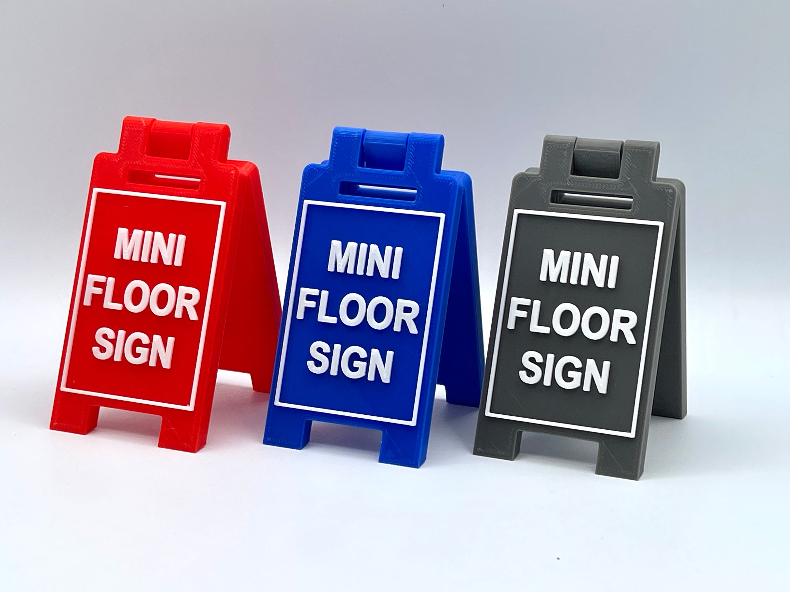 SALE Mini Floor Sign Custom Colors 3D Printed - Etsy