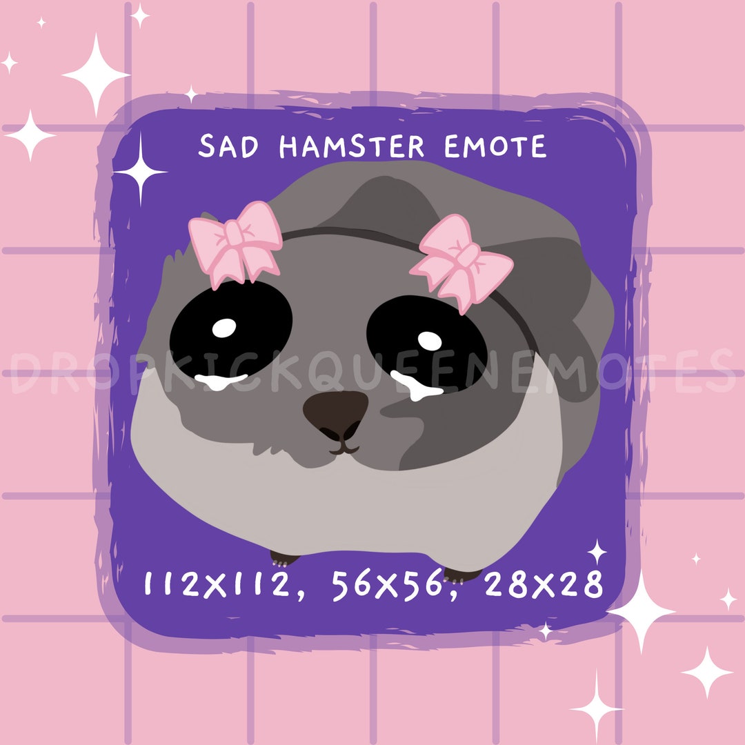 Sad Hamster Meme | Twitch| Twitch Emote | Meme | Meme Emote - Etsy