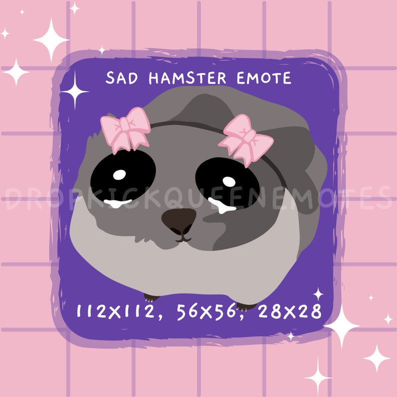 Sad Hamster Meme | Twitch| Twitch Emote | Meme | Meme Emote - Etsy
