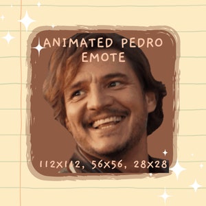 Pedro Pascal | Twitch| Twitch Emote | Meme | Meme Emote - Etsy