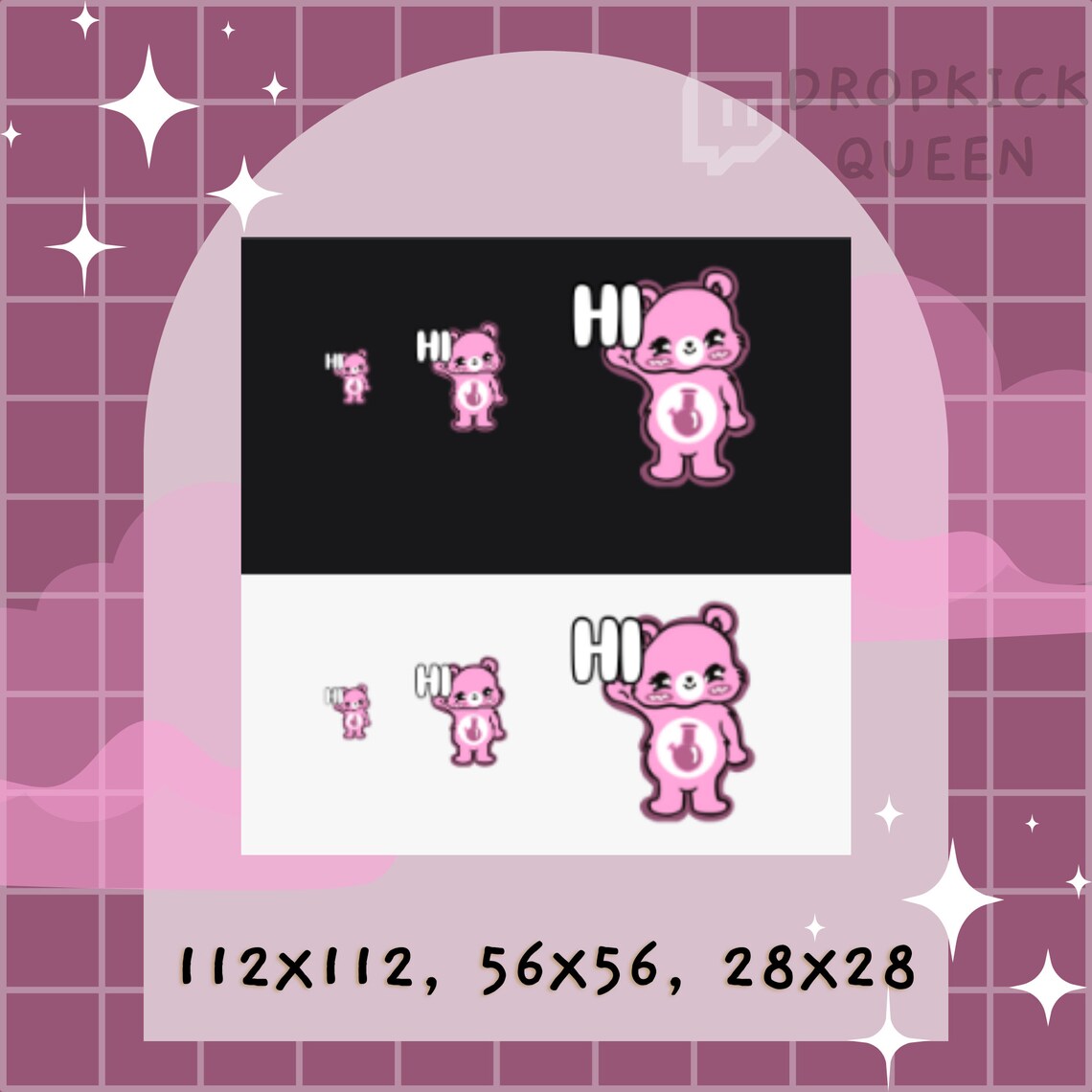 Canna Bong Bear Emote | Twitch, Discord, Youtube (digital Download) - Etsy