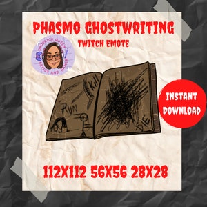 Phasmophobia Phas Phasmo Phasmo Emotes Emotes Twitch Emotes - Etsy