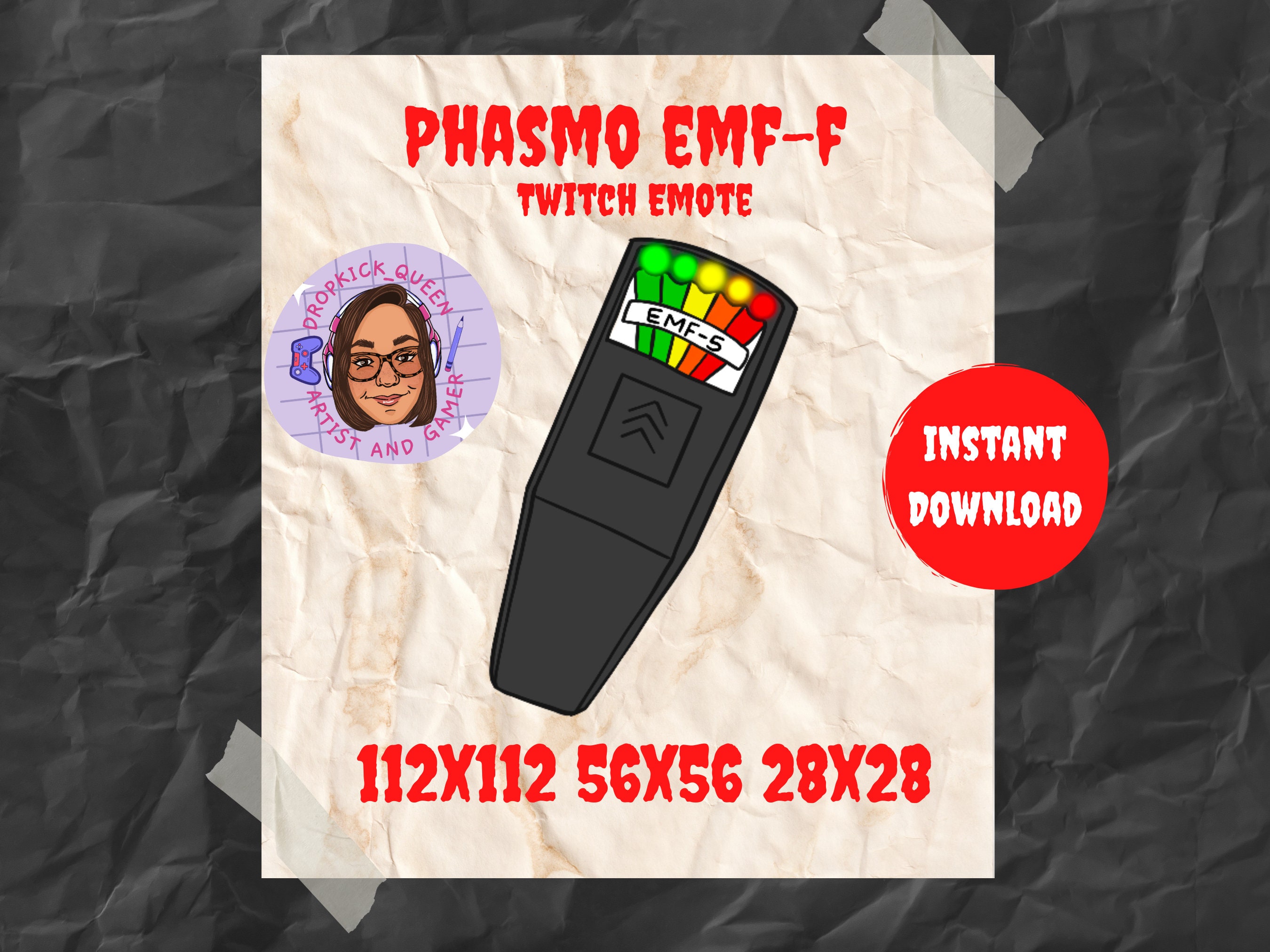Phasmophobia Phas Phasmo Phasmo Emotes Emotes Twitch - Etsy Hong Kong