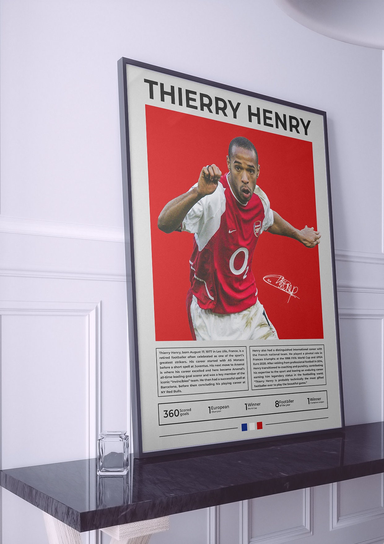 Thierry Henry Poster, Football Player Poster, Football Wall Art ...