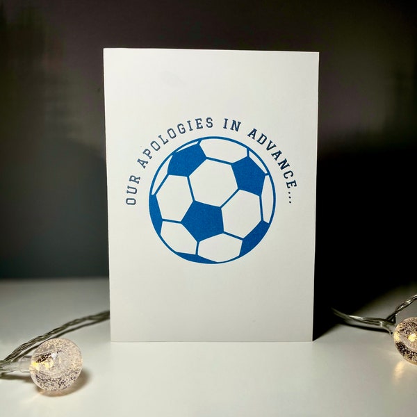 Soccer Theme Birthday Card - Etsy