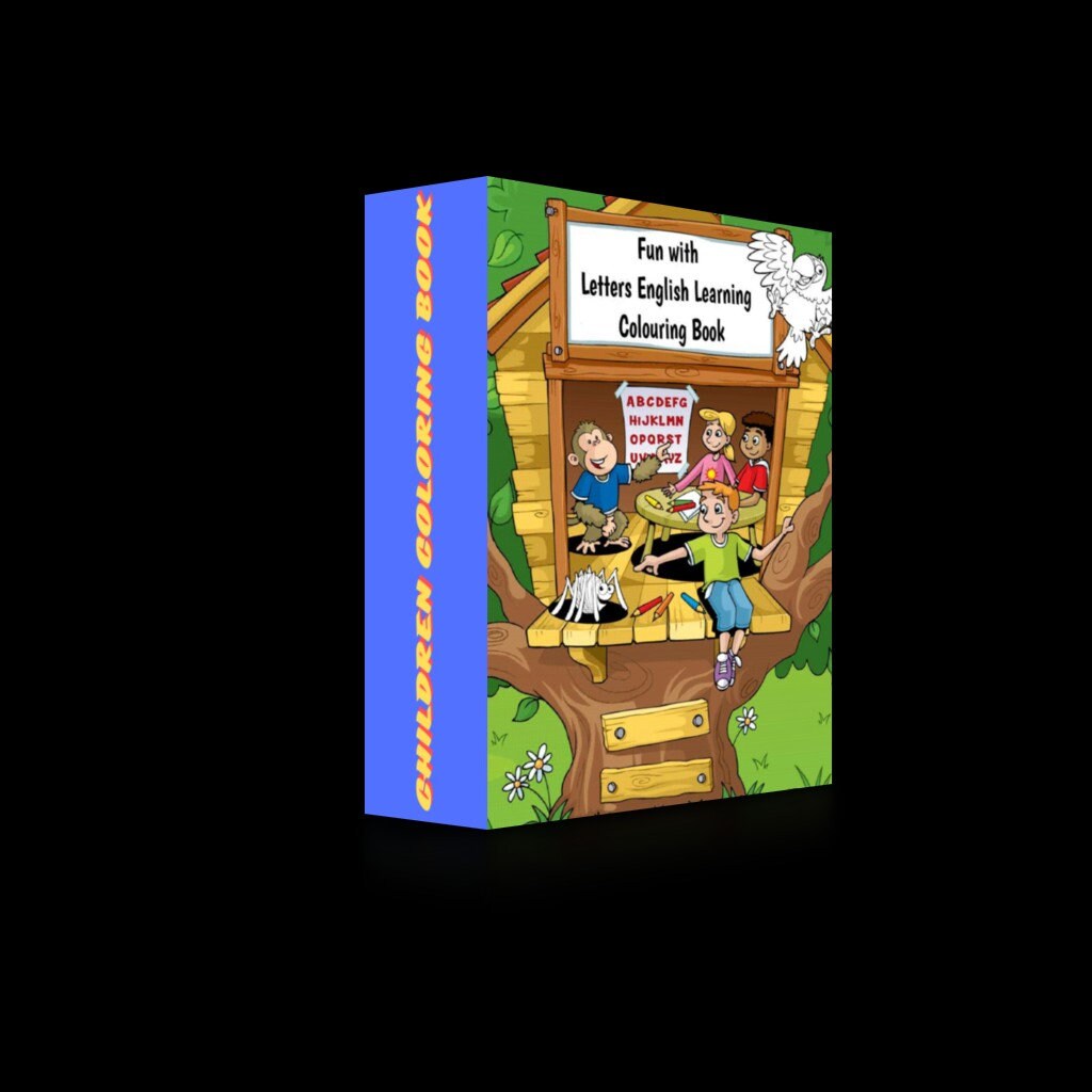 Coloring Learning English Alphabet Letters Ebook - Fun With Learning - Etsy