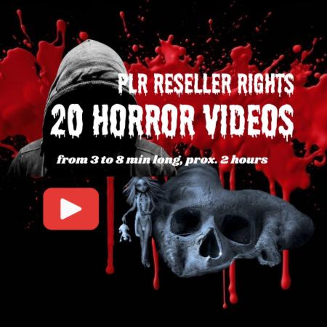 20 Horror Animated Video Stories - Use as You Want - Etsy