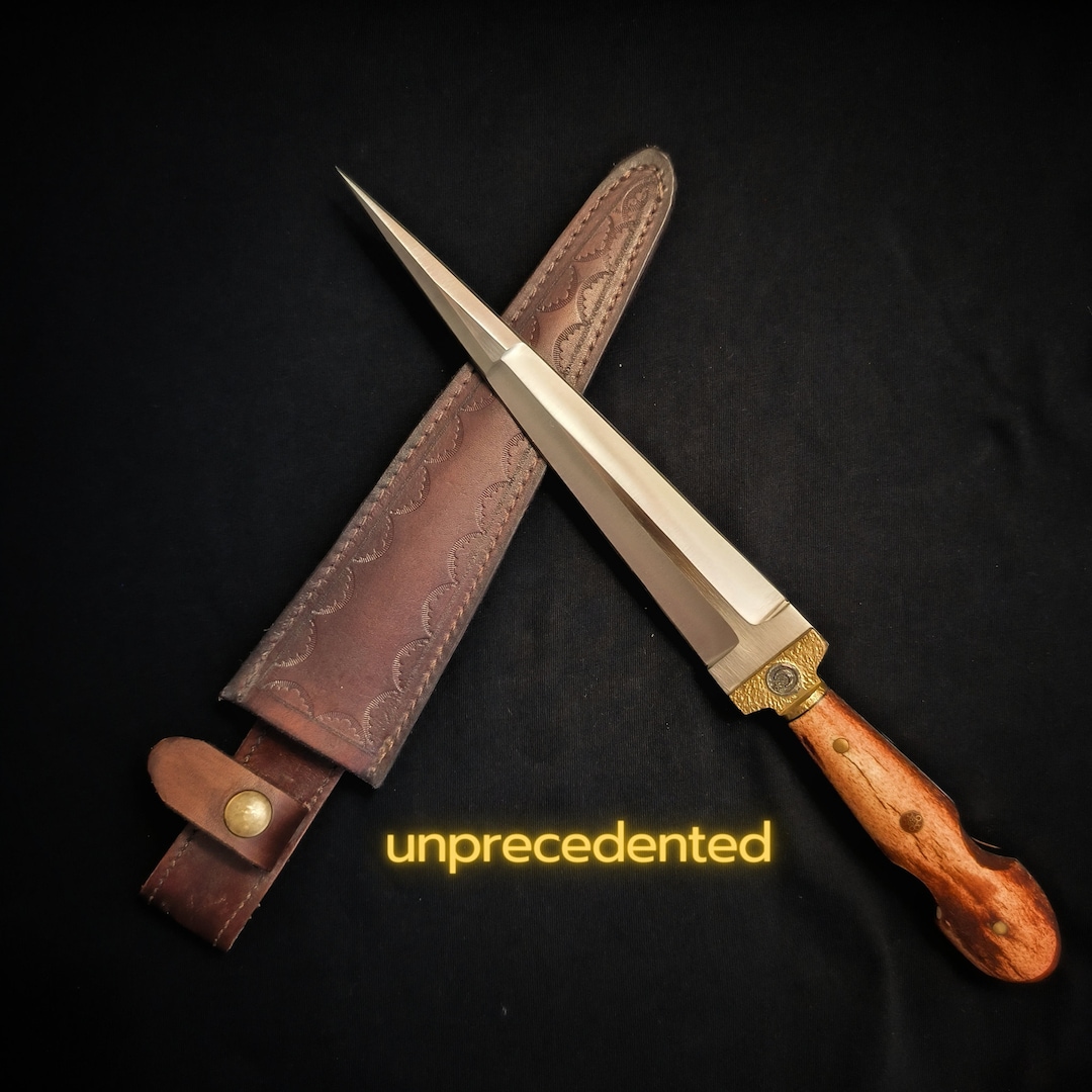 Böhler S600 Steel Genuine Stag Horn Handle Turkish Dagger With Leather ...