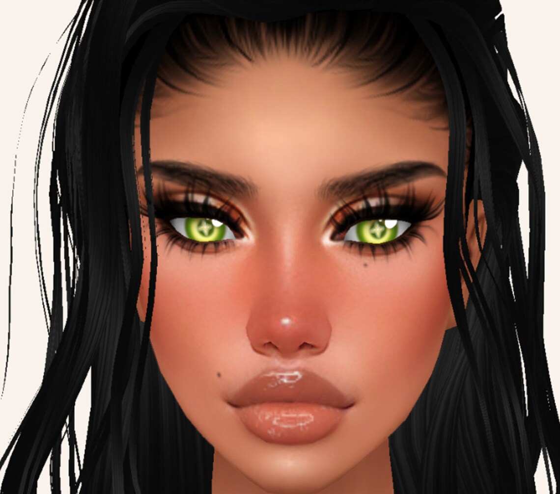 Green Starlit IMVU Second Life Sims Pro Creator Eye Texture Pack ...
