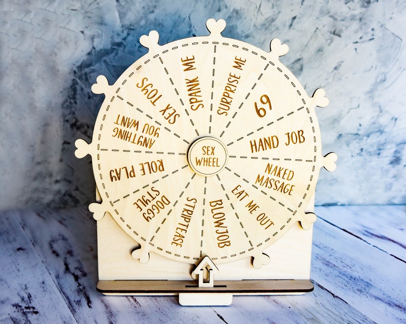 Sex Wheel - Sex Spinner - Sexy Board Game Wheel of Fortune, Adult Sex ...