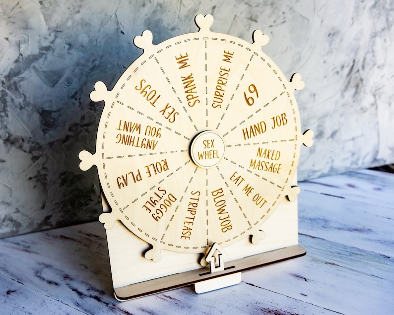 Sex Wheel Sex Spinner Sexy Board Game Wheel Of Fortune Adult Sex