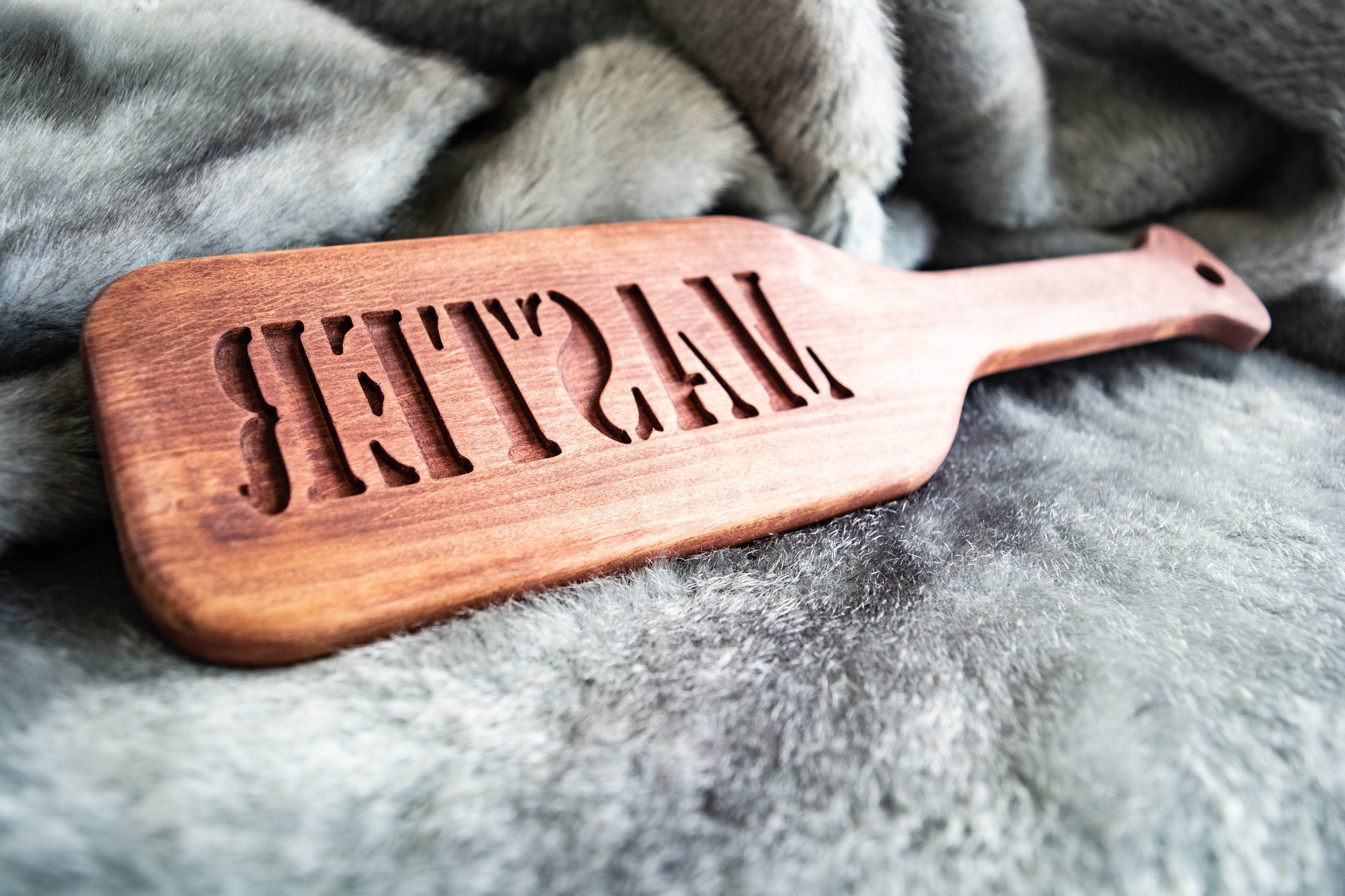 Custom BDSM Spanking Paddle, Personalized Kinky Paddle, Impact Play ...
