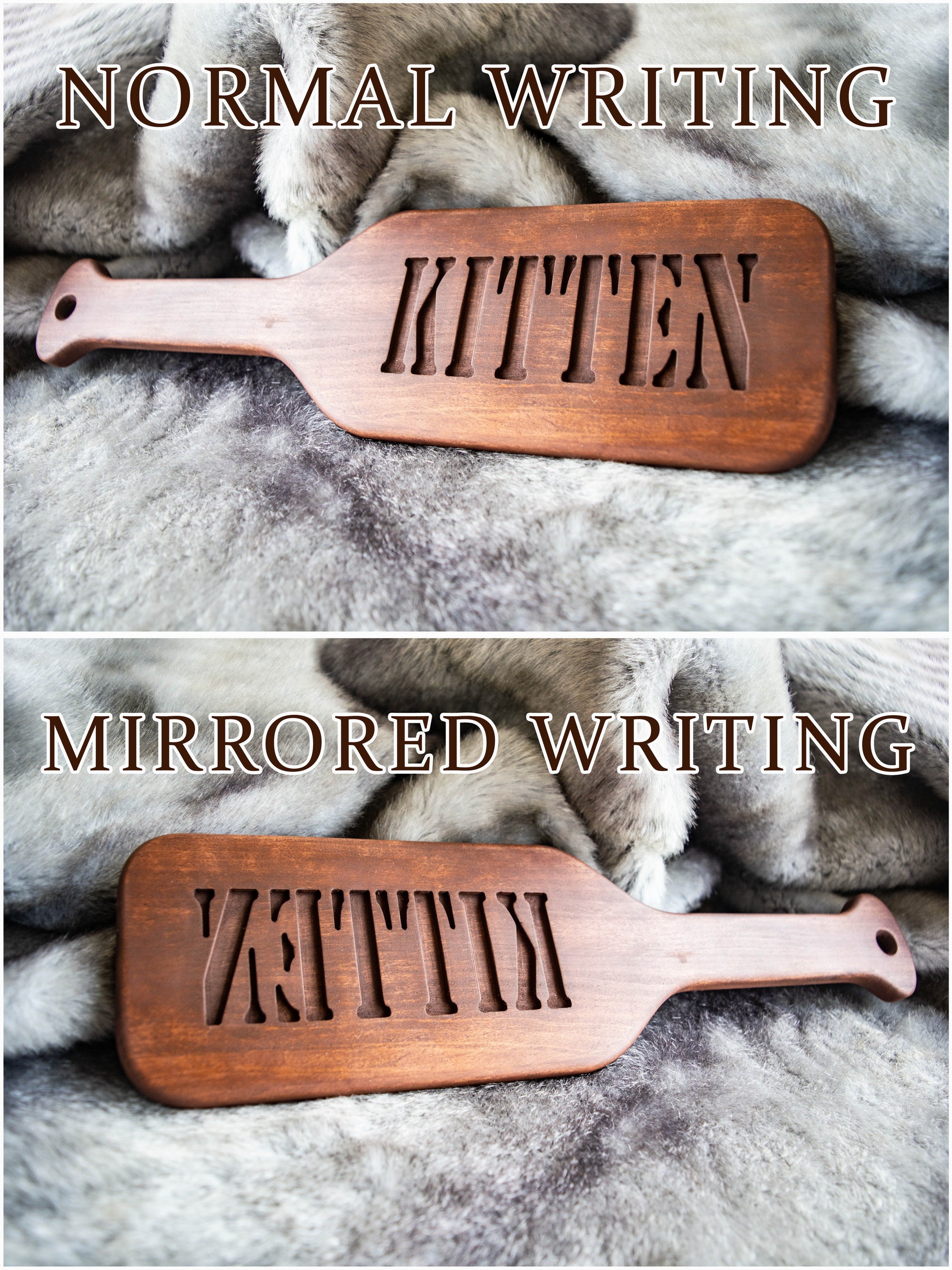 Custom BDSM Spanking Paddle, Personalized Kinky Paddle, Impact Play Paddle, Personalized Gift ...