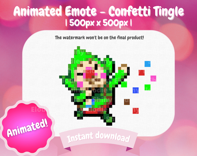Zelda Heart Animated Emote for Twitch, BOTW Animated Emotes, Love Emote ...