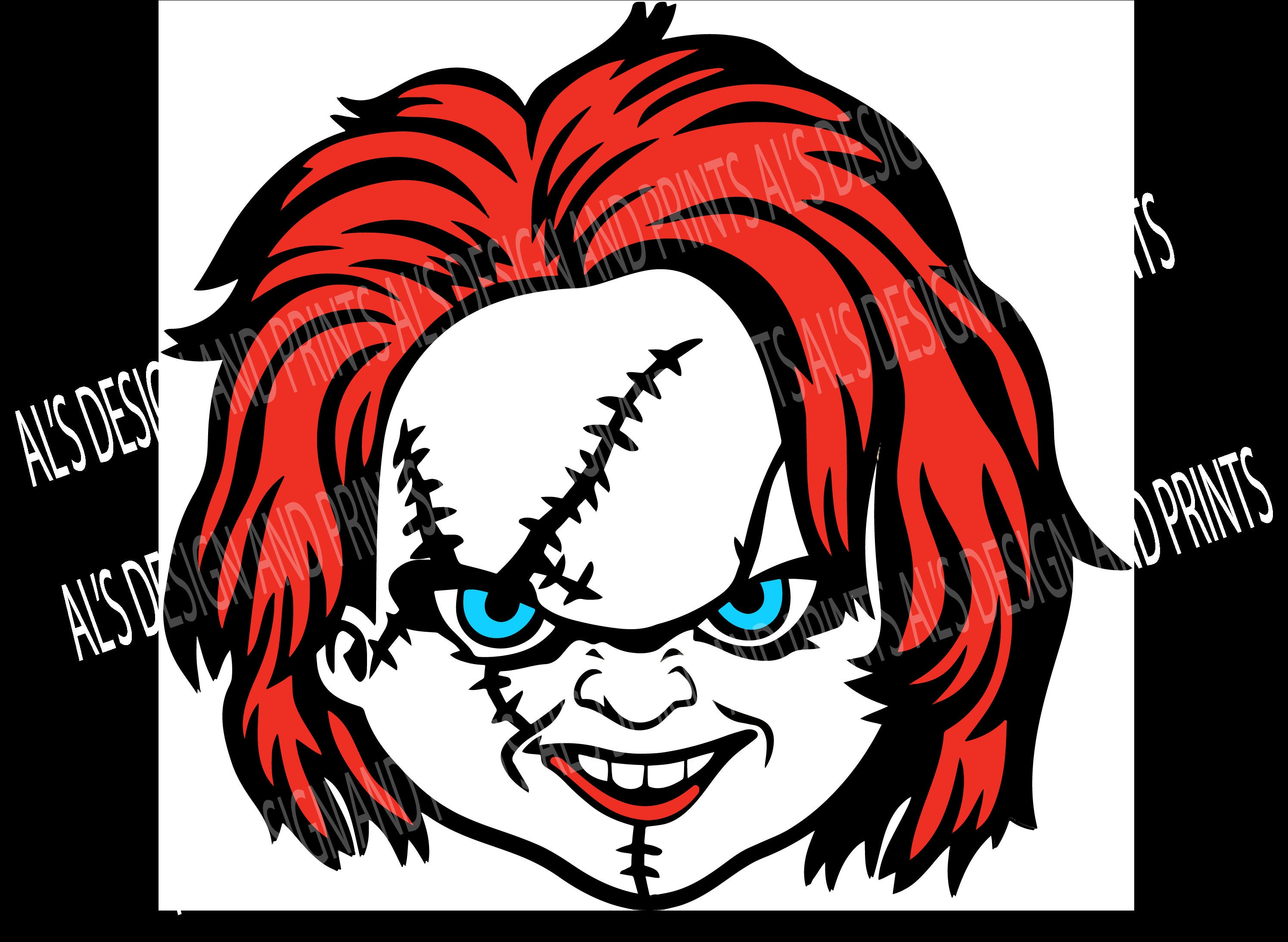 Chucky Face - Etsy