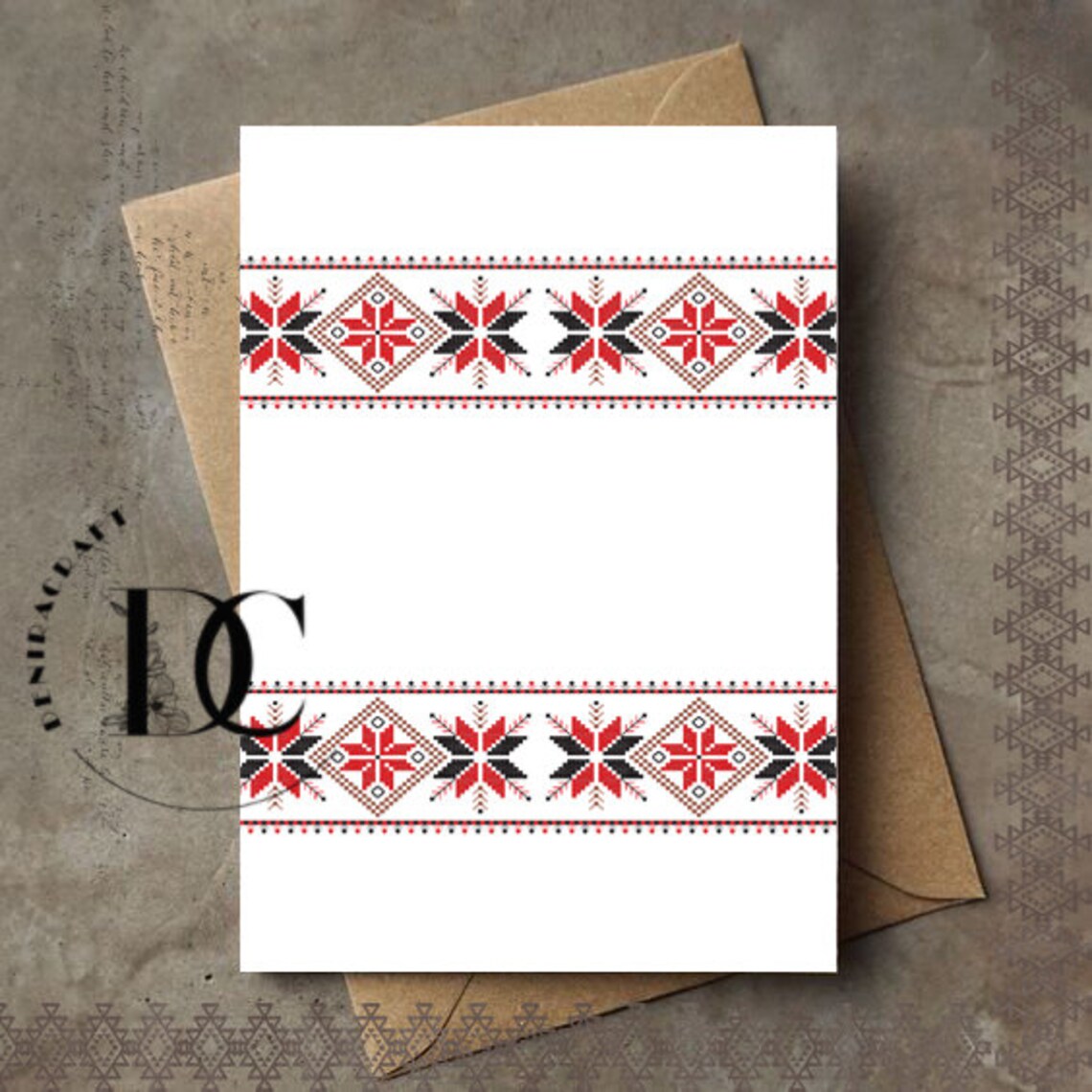 Bulgarian Ethno Digital Card, Traditional Bulgarian Embroidery ...