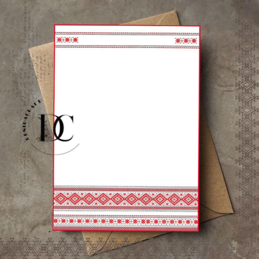 Bulgarian Ethno Digital Card, Traditional Bulgarian Embroidery ...