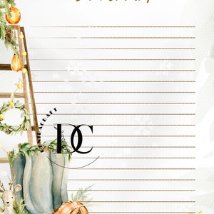 Letter to Santa Printable, Christmas Letter, Dear Santa Letter ...
