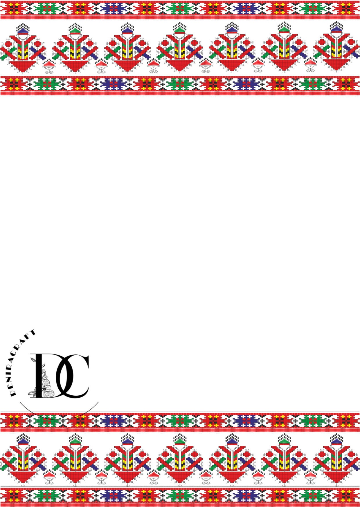 Bulgarian Ethno Digital Card, Traditional Bulgarian Embroidery ...