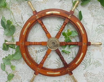 Anchor Ship Wheel Wall Decor - Etsy
