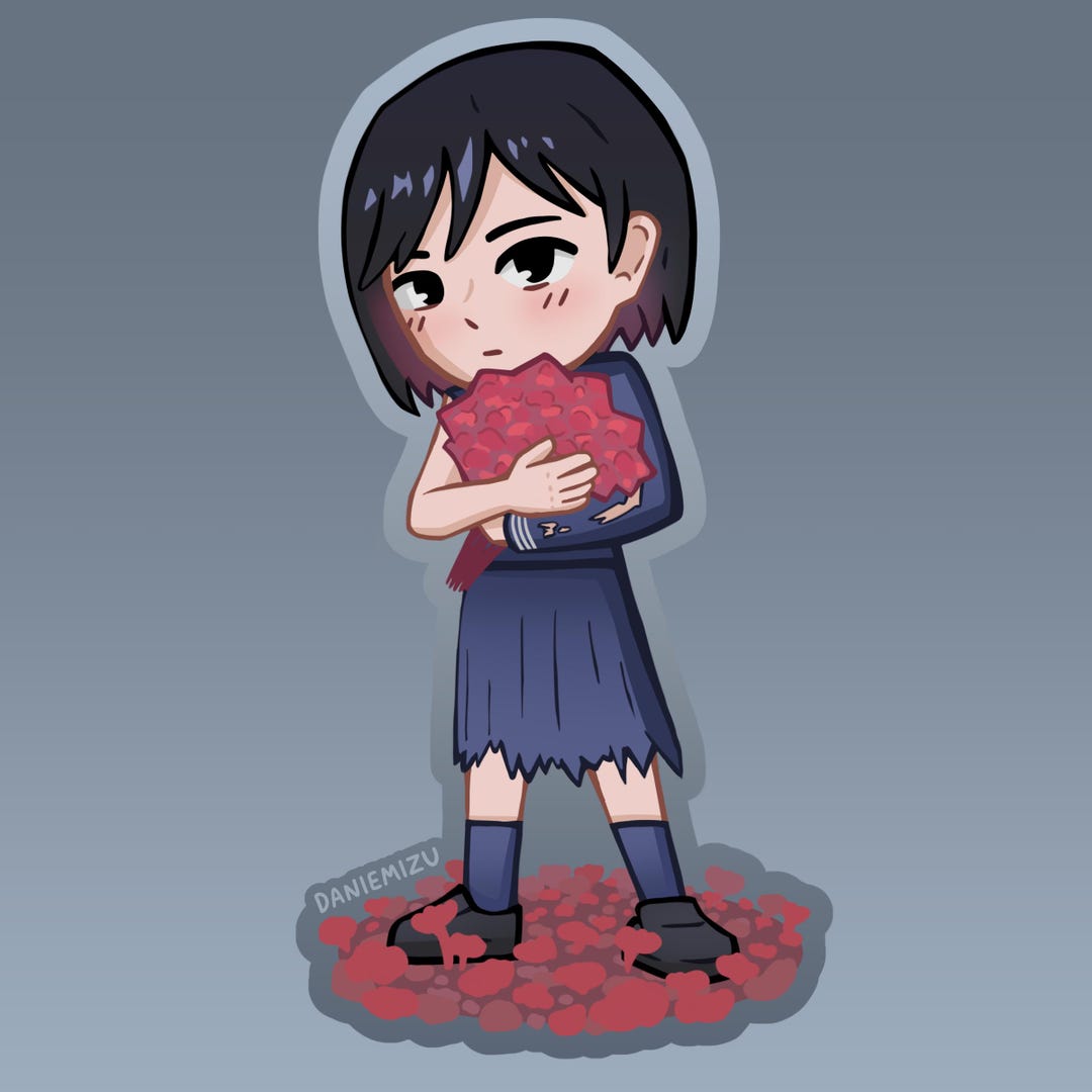 Silent Hill F Cute Anime Sticker Kawaii Hinako Silent Hill F Sticker ...