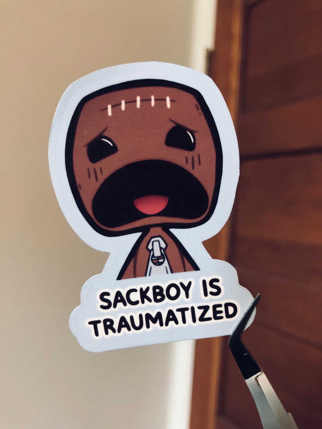 Sackboy Meme Sticker LBP Sackboy Funny Playstation Retro Sticker LBP2 ...
