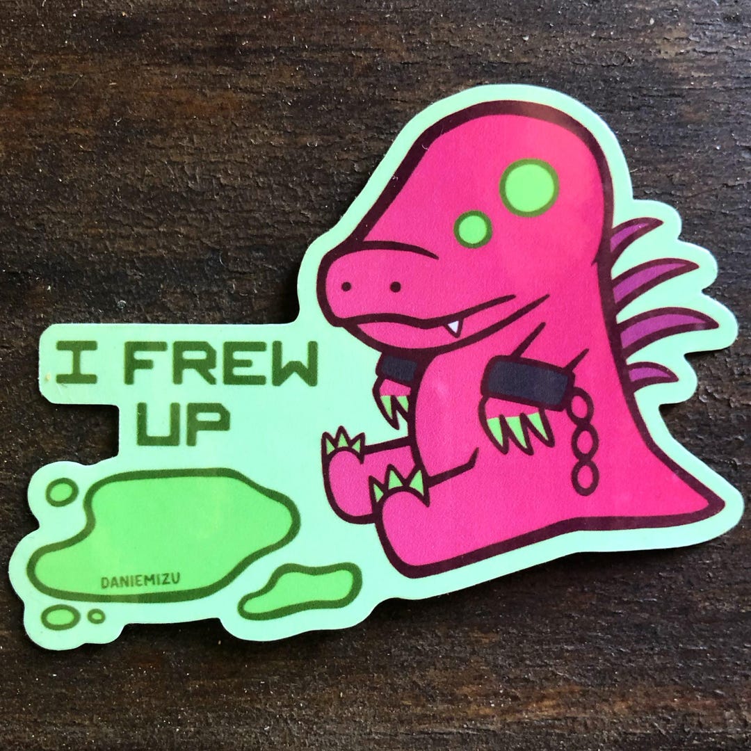 Acrid Risk of Rain Sticker Meme Risk of Rain Meme Acrid Sticker I Frew ...