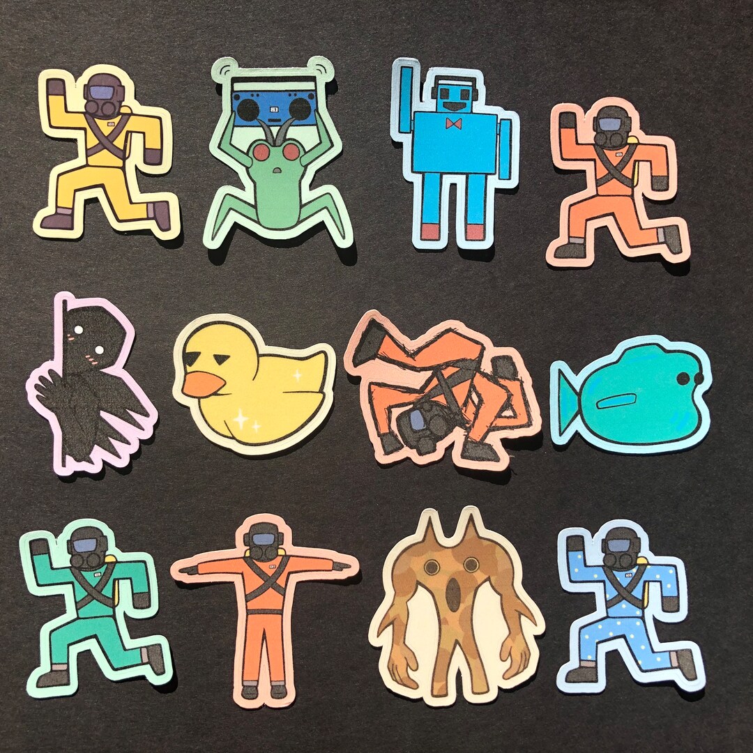 Lethal Company Stickers Meme Funny Video Game Bracken Forest Keeper ...