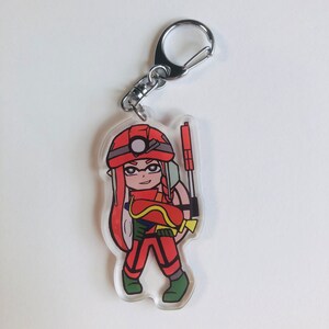 Salmon Run Keychains Grizzco Inkling Keychain Flipper Flopper Salmonid ...