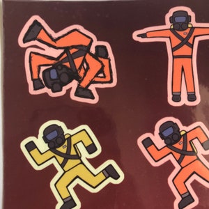 Lethal Company Stickers Meme Funny Video Game Bracken Forest Keeper ...