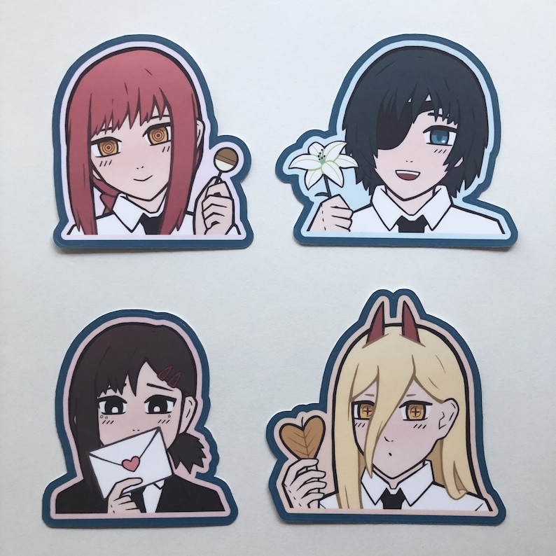 CM Girls Inspired Large Anime Stickers Devil Anime Waifu Anime Stickers ...