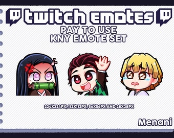 Zenitsu Emotes | Etsy UK