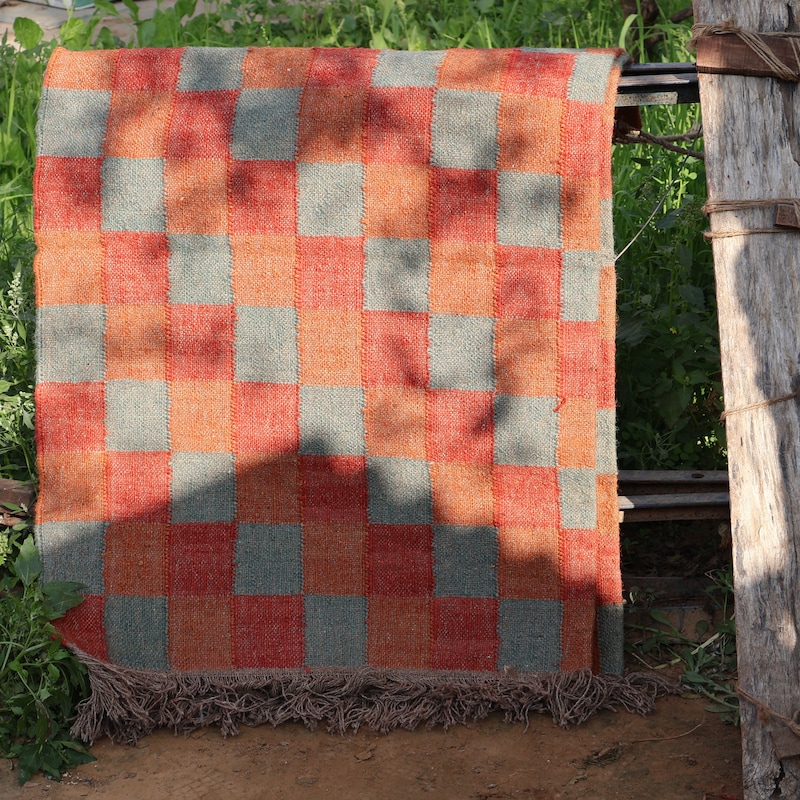 Checkered Rug - Etsy