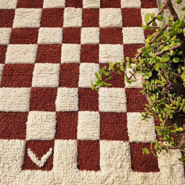 Checkered Rug - Etsy