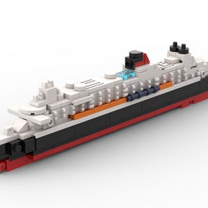LEGO RMS Queen Mary 2 Ocean Liner Digital Building Instructions - Etsy