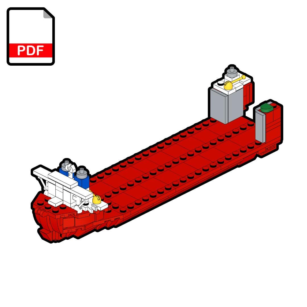 LEGO MV Blue Marlin MOC - Building Instructions - Etsy