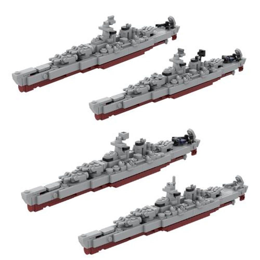 LEGO USS Iowa Battleships Bundle - Digital Building Instructions - Etsy