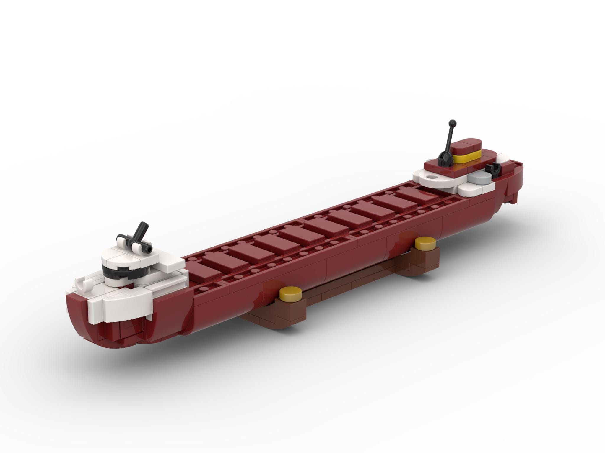 LEGO SS Edmund Fitzgerald MOC With Display Stand - Digital Building ...