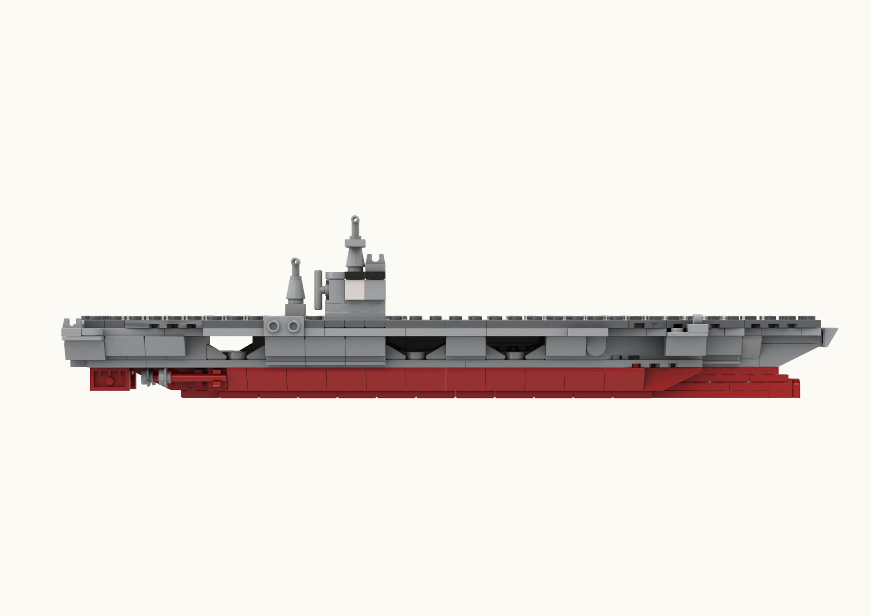 LEGO USS Nimitz Aircraft Carrier MOC - Building Instructions - Etsy
