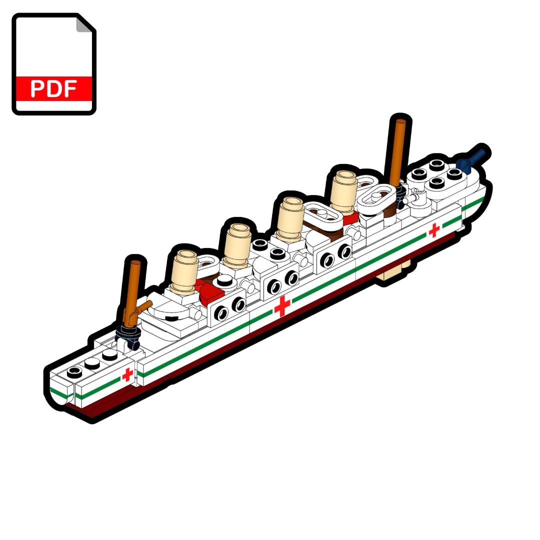 LEGO HMHS Britannic MOC - Digital Building Instructions - Etsy