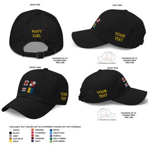 Nautical Flags Dad Hat, Gift for Sailor, Gift for Boaters, Skipper's ...