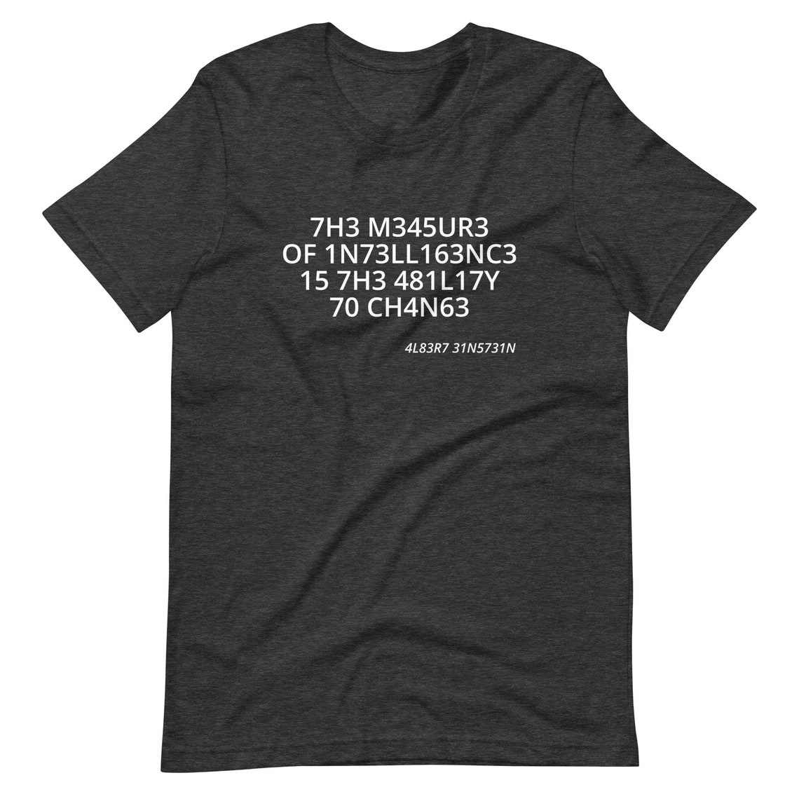 Albert Einstein Tee the Measure of Intelligence .... T Shirt - Etsy