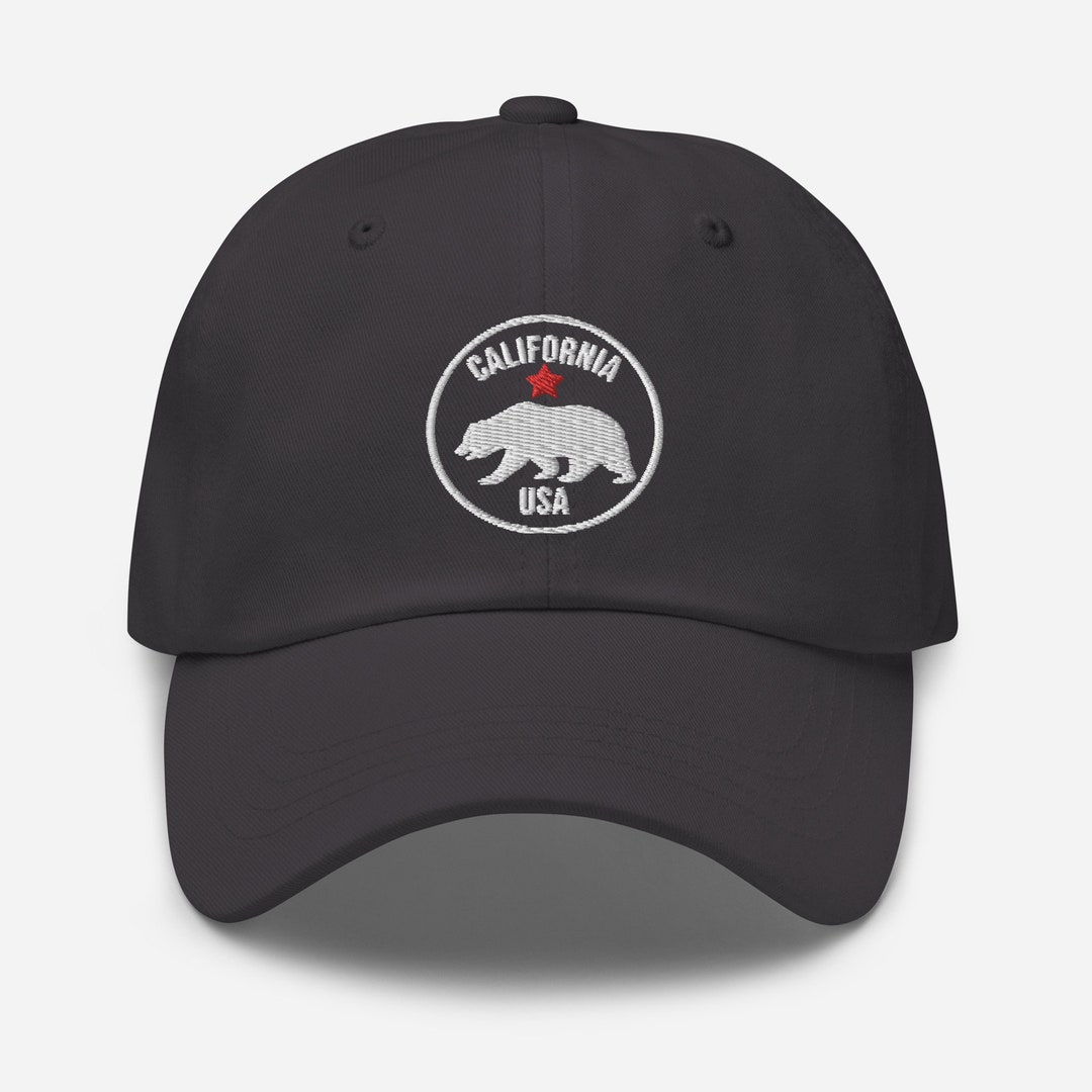 California Bear Cap California Flag Hat Calibear Hat CA Hat Baseball ...