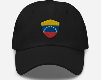 Venezuela Escudo Hat Embroidered Baseball Dad Cap Gorra Republica De ...