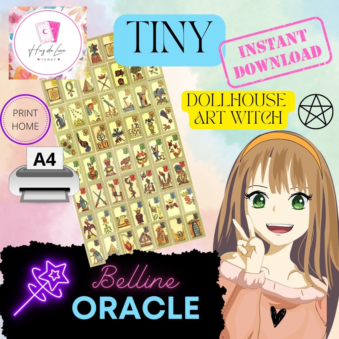Printable Cards Instant Download Belline Oracle / Belline - Etsy