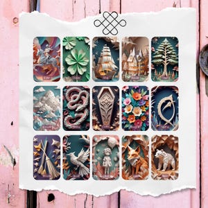 Lenormand Deck Origami – Japanese Paper Art Oracle Cards | Origami ...