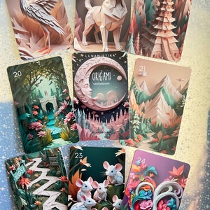 Origami Lenormand Oracle of 36 Cards Inspired by the Ancestral ...