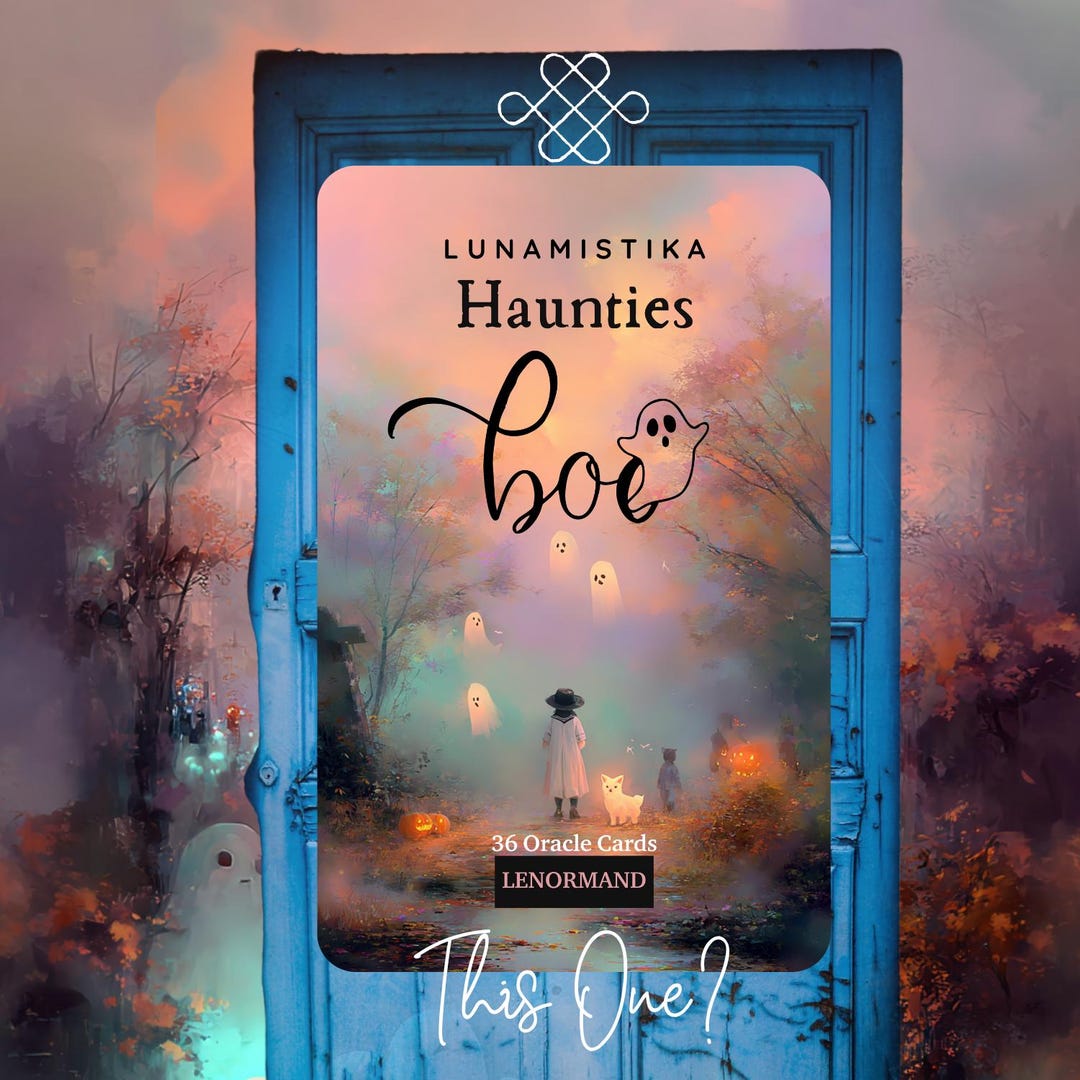 Haunties Boo Lenormand • 36-card Gentle Ghost Oracle Deck - Etsy