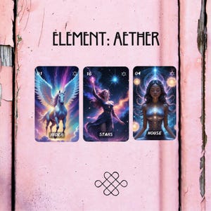 The Fifth Element: Aether Lenormand, Oracle With 36 Illustrations Based ...