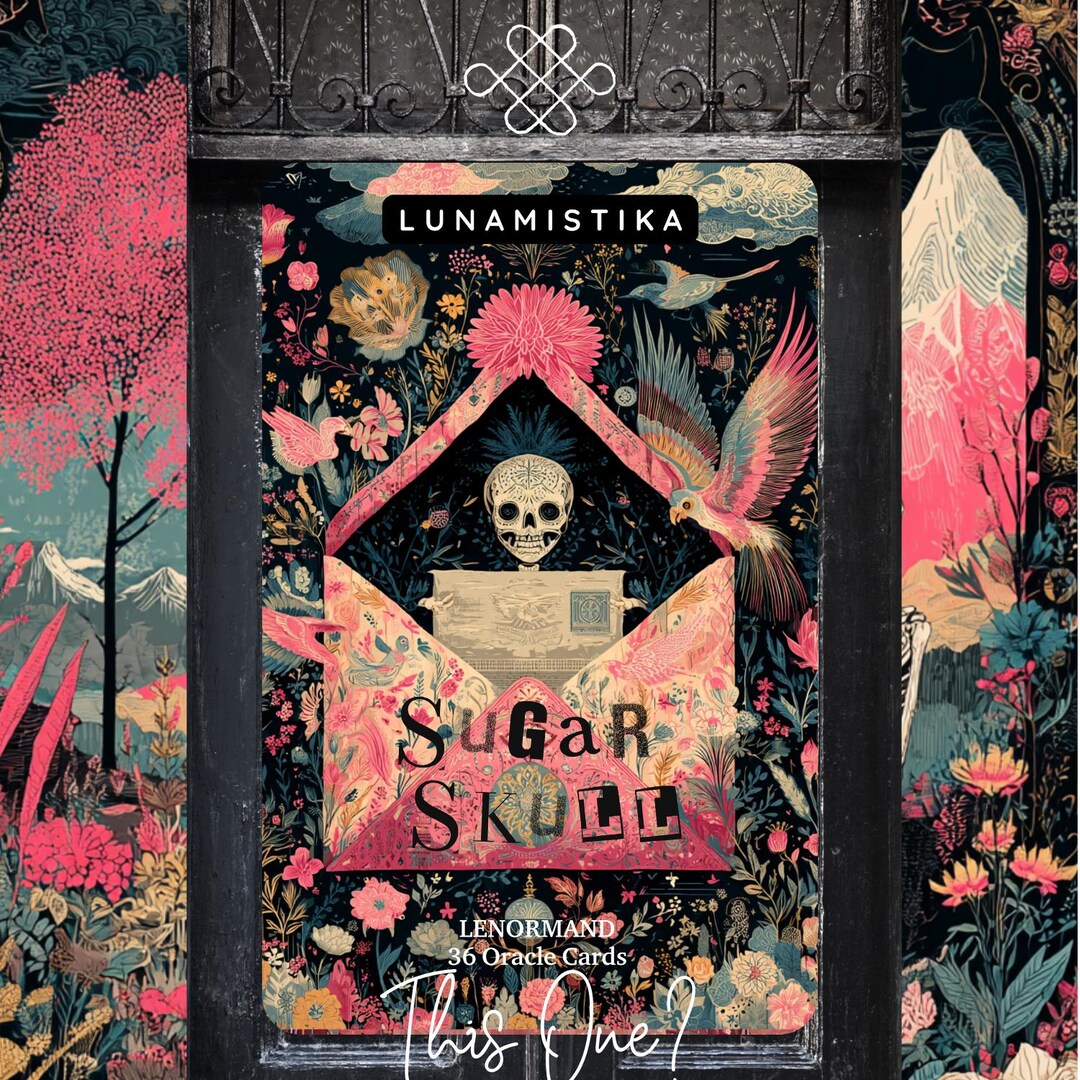 Sugar Skull Lenormand • 36-card Mystical Skull Oracle Deck - Etsy